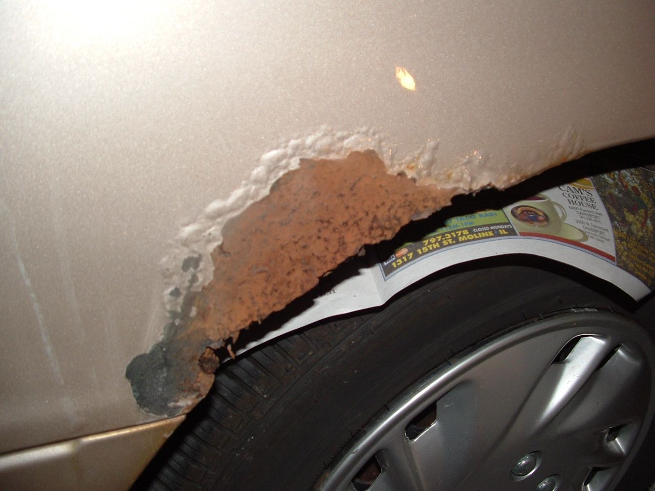How to Fix Rust Around Your Wheel Wells : 8 Steps (with Pictures ...
