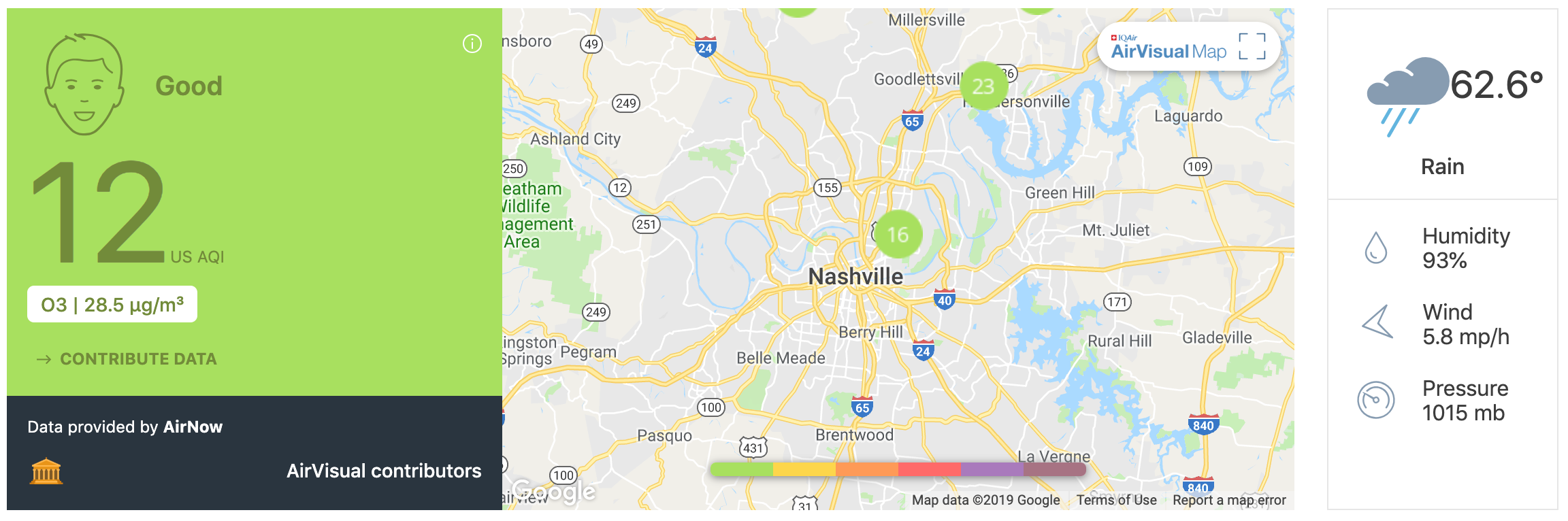 AirVisual Air Quality API Dashboard : 5 Steps - Instructables