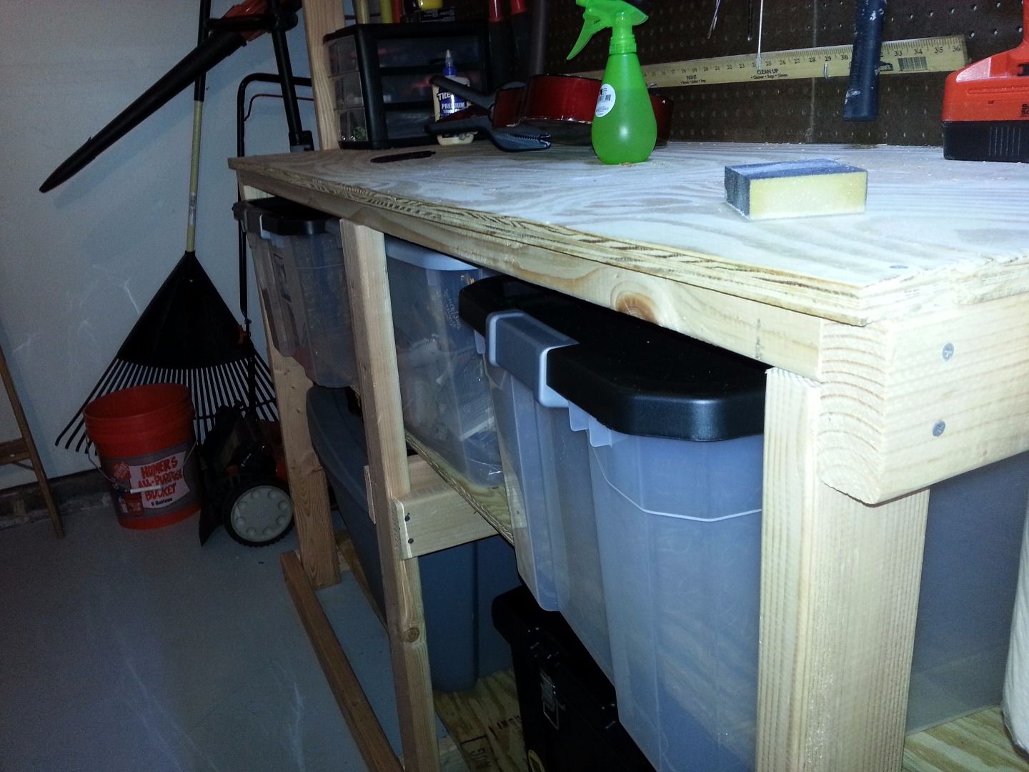 Garage Storage/Work Bench : 11 Steps (with Pictures) - Instructables