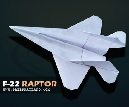 How to Make the F22 Paper Plane That Flies - Instructables