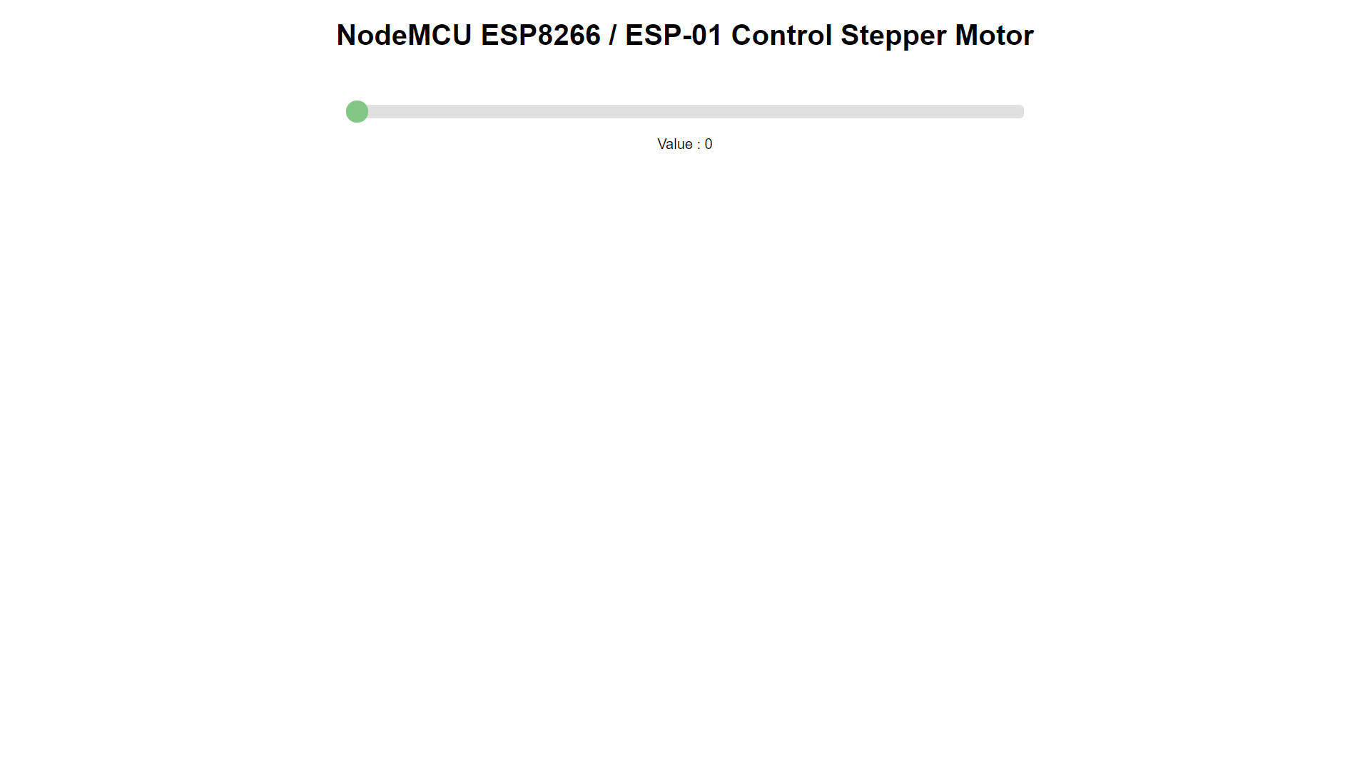 Wi-Fi Controlled Stepper Motor With an ESP Microcontroller : 10 Steps ...