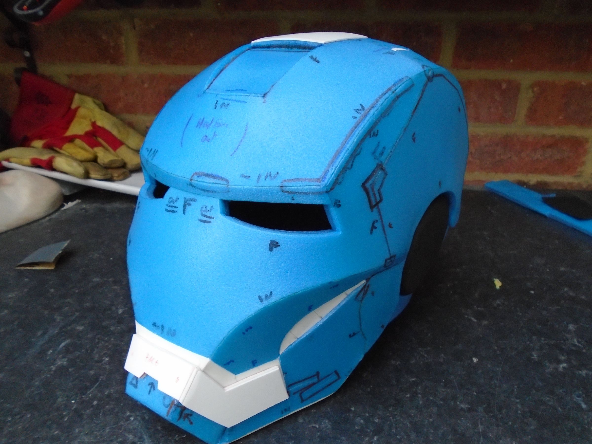 Build an Iron Man Helmet for Cheap! : 10 Steps (with Pictures ...