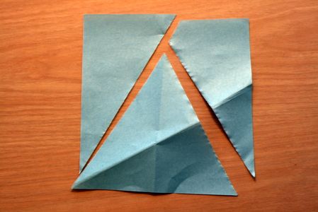 How to Make an Equilateral Triangle From a Square : 6 Steps - Instructables