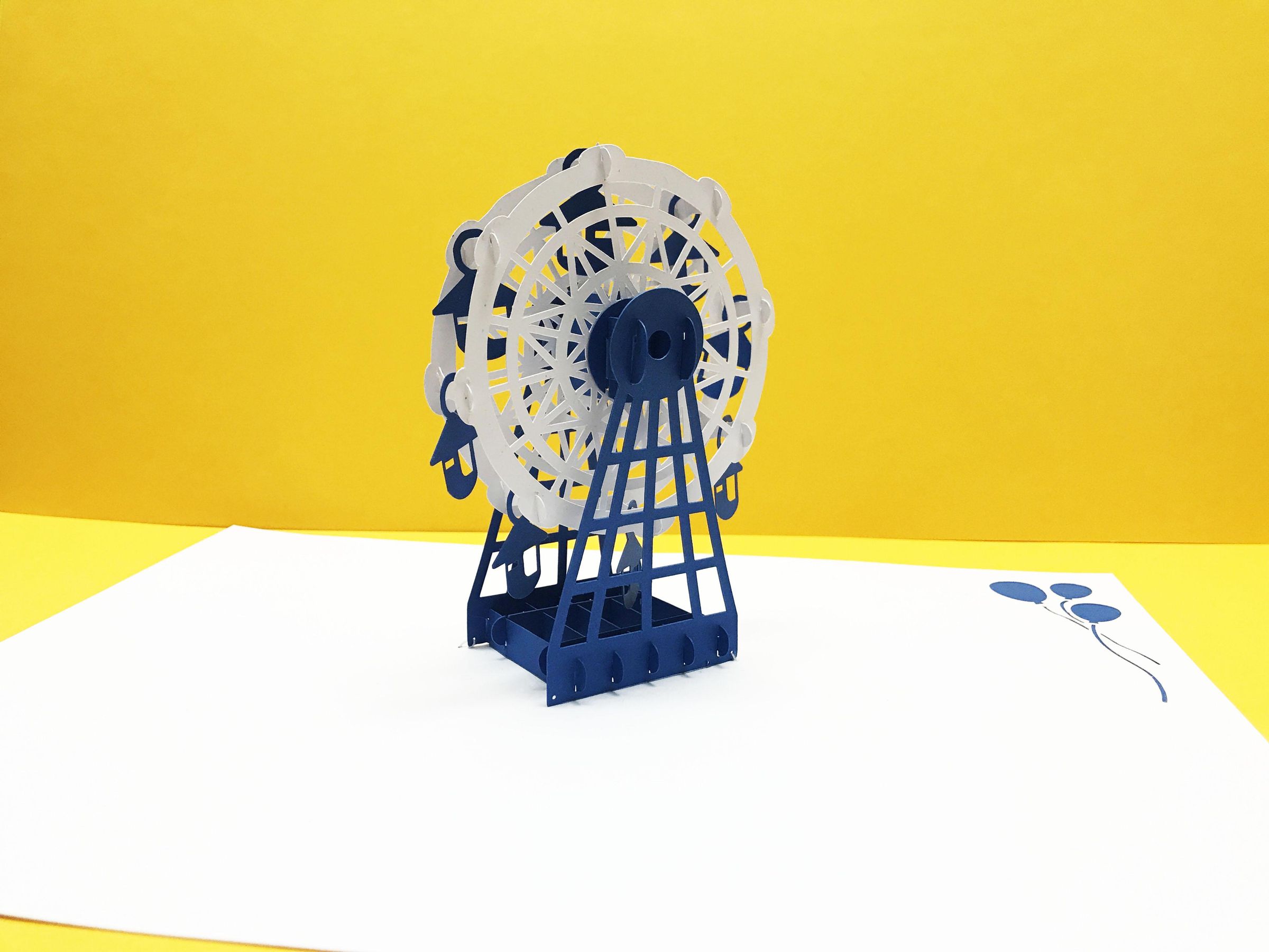 Rotatable Ferris Wheel Pop-Up Card : 9 Steps (with Pictures ...
