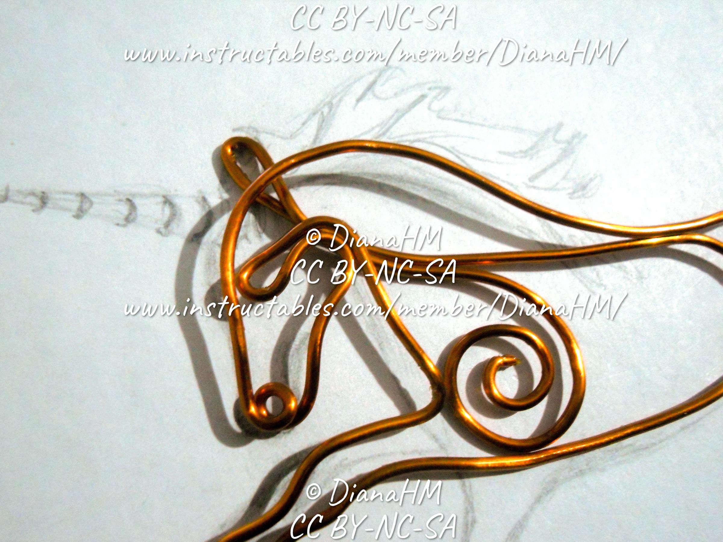 Copper Wire Unicorn Sculpture : 9 Steps (with Pictures) - Instructables