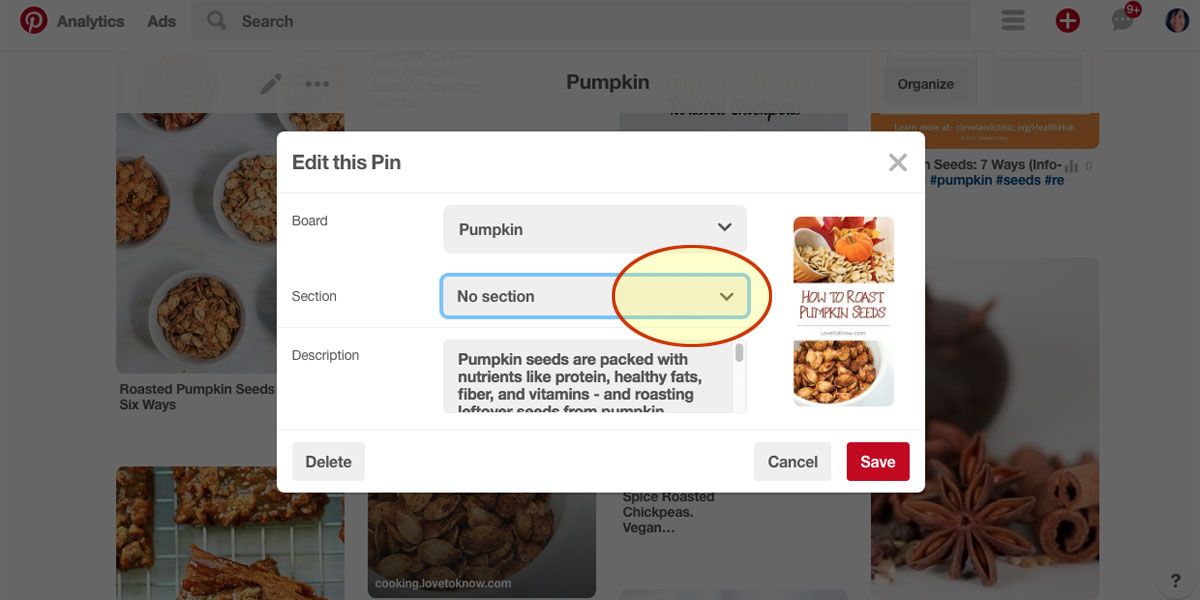 How to Organize Your Pinterest Boards Into Sections : 7 Steps ...