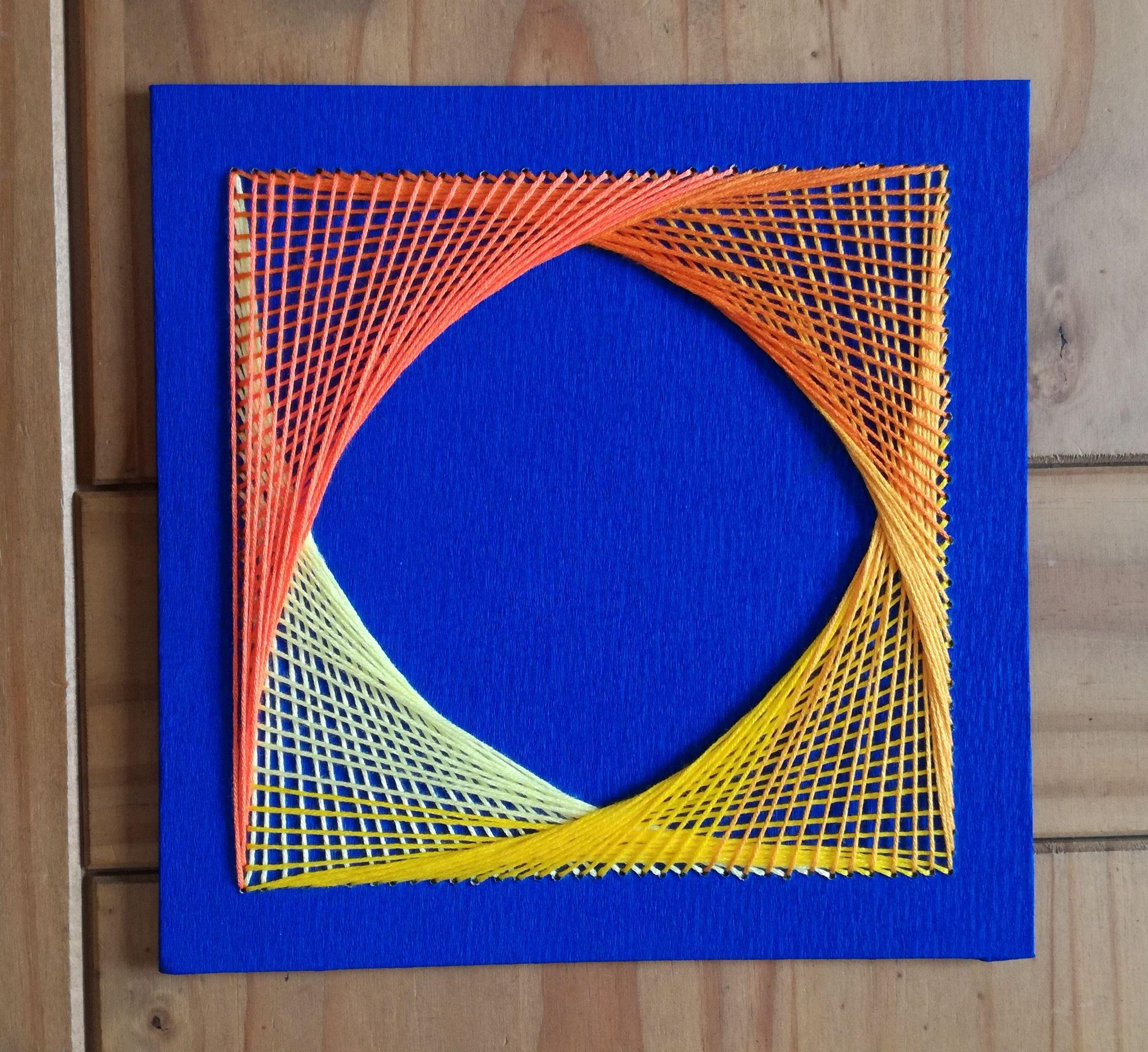 Geometric String Art : 7 Steps (with Pictures) - Instructables