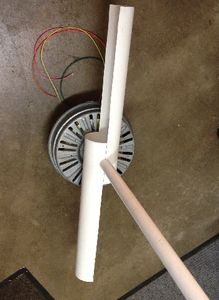 A Vertical Wind Generator From Washing Machine Motor : 15 Steps (with ...