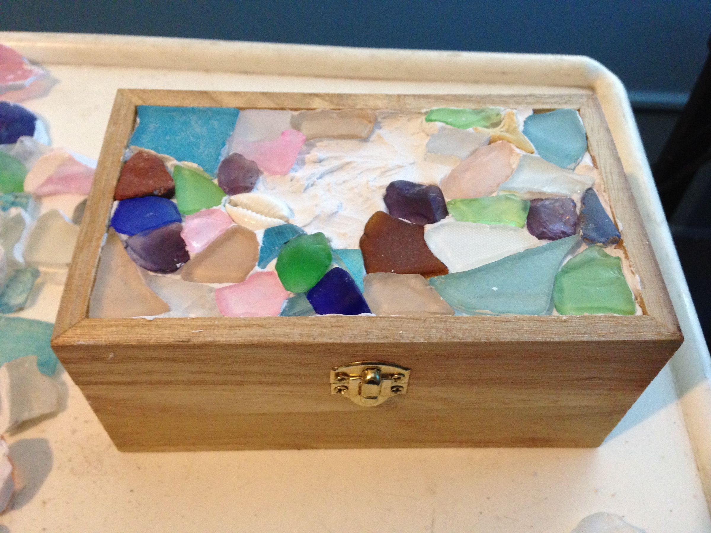 Sea Glass Mosaic Jewelry Box - Instructables