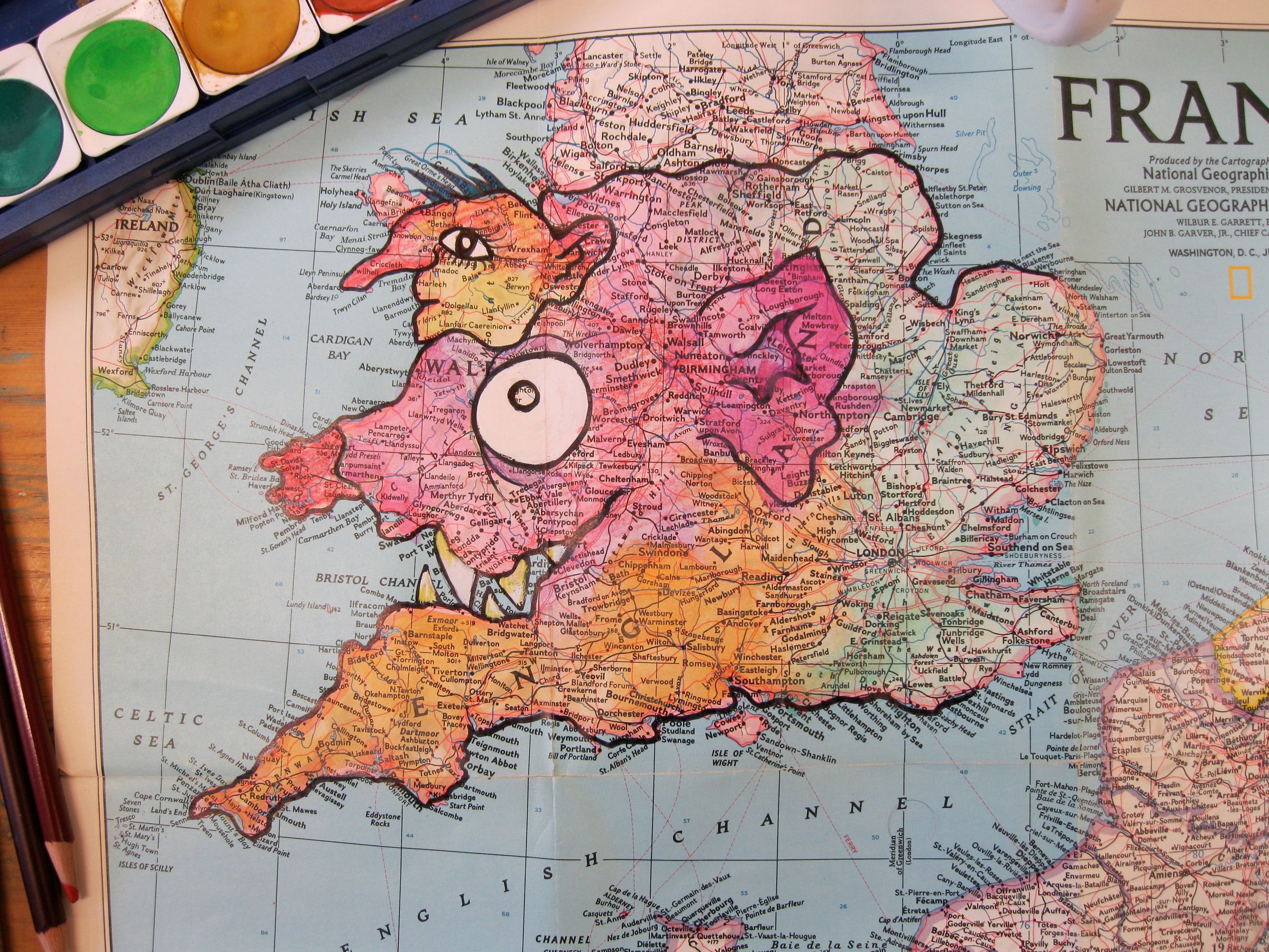 MAP MONSTERS : 13 Steps (with Pictures) - Instructables