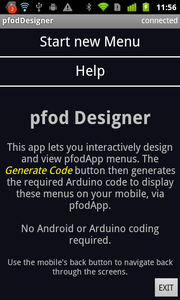 Code Generator for Custom Android/Arduino Menus to Switch Arduino ...