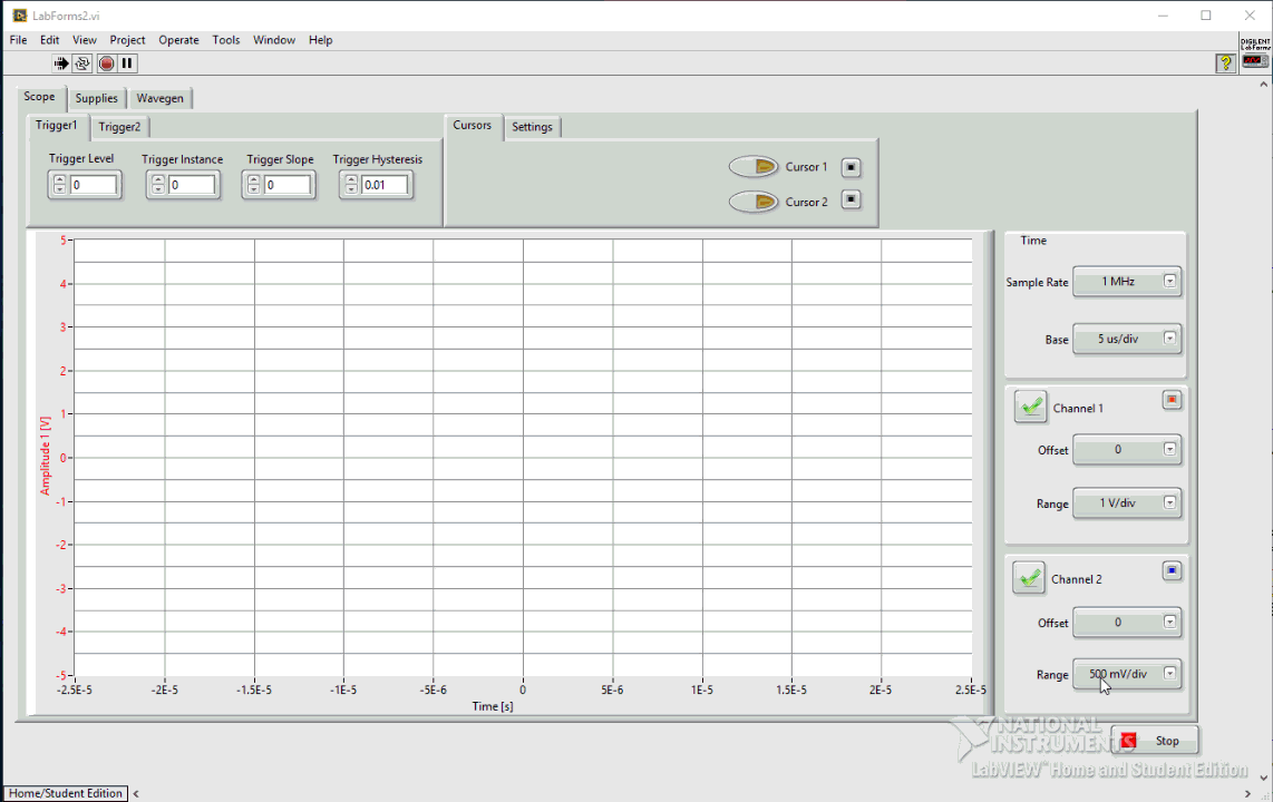 Analog Discovery 2 USB Oscilloscope + LabVIEW(2016 Update) : 7 Steps ...