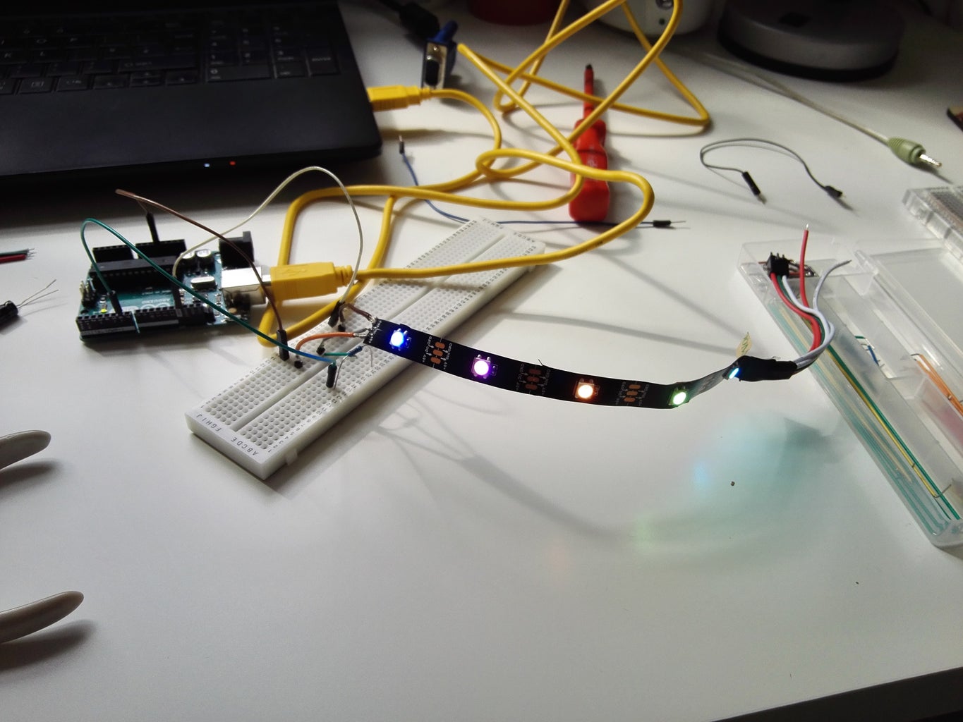 Bluetooth Controlled Arduino Led Coffee Table 10 Steps With Pictures Instructables
