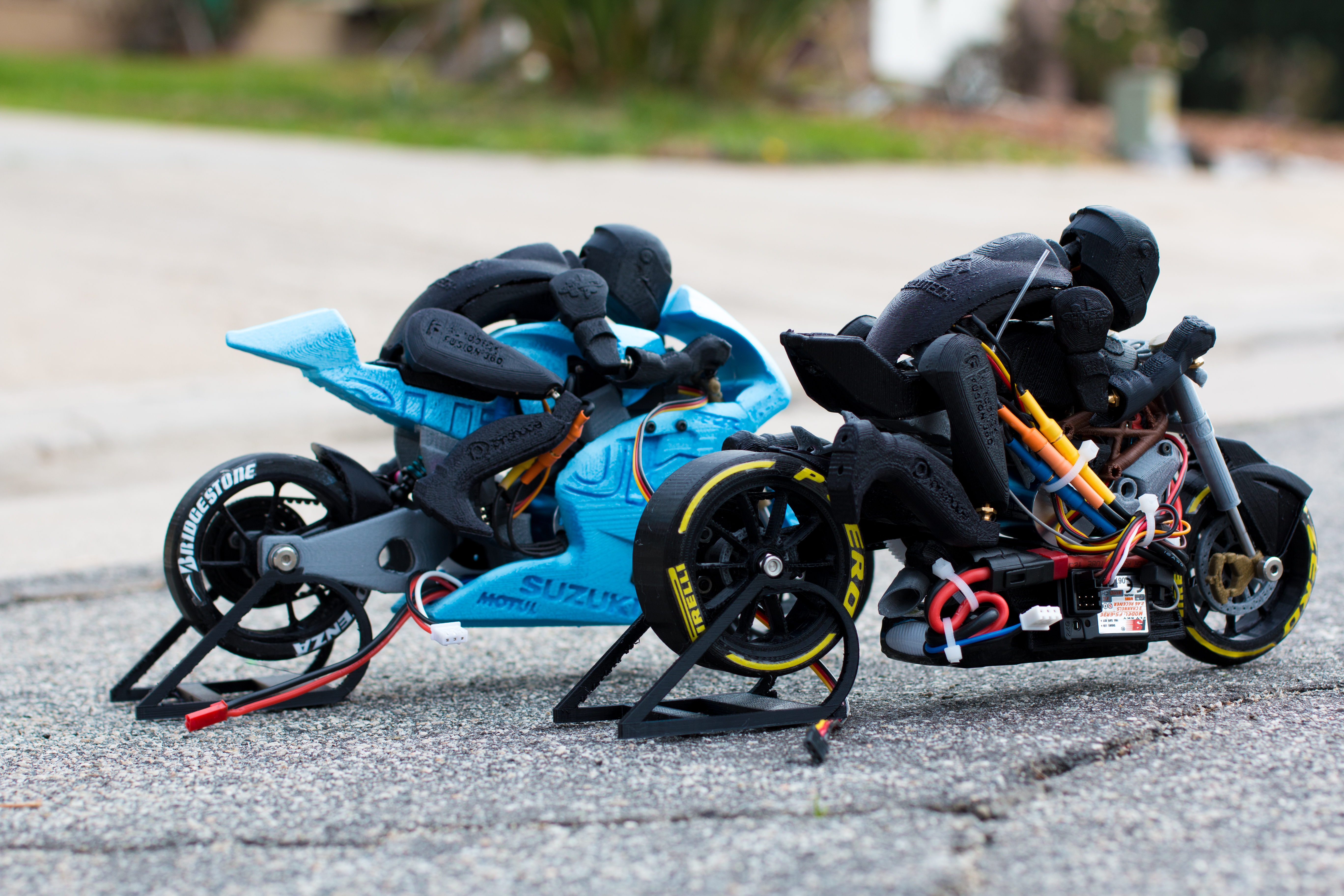 3d Printed RC Motorcycles: 2016 Ducati Draxter and 2016 Suzuki GSX-RR ...