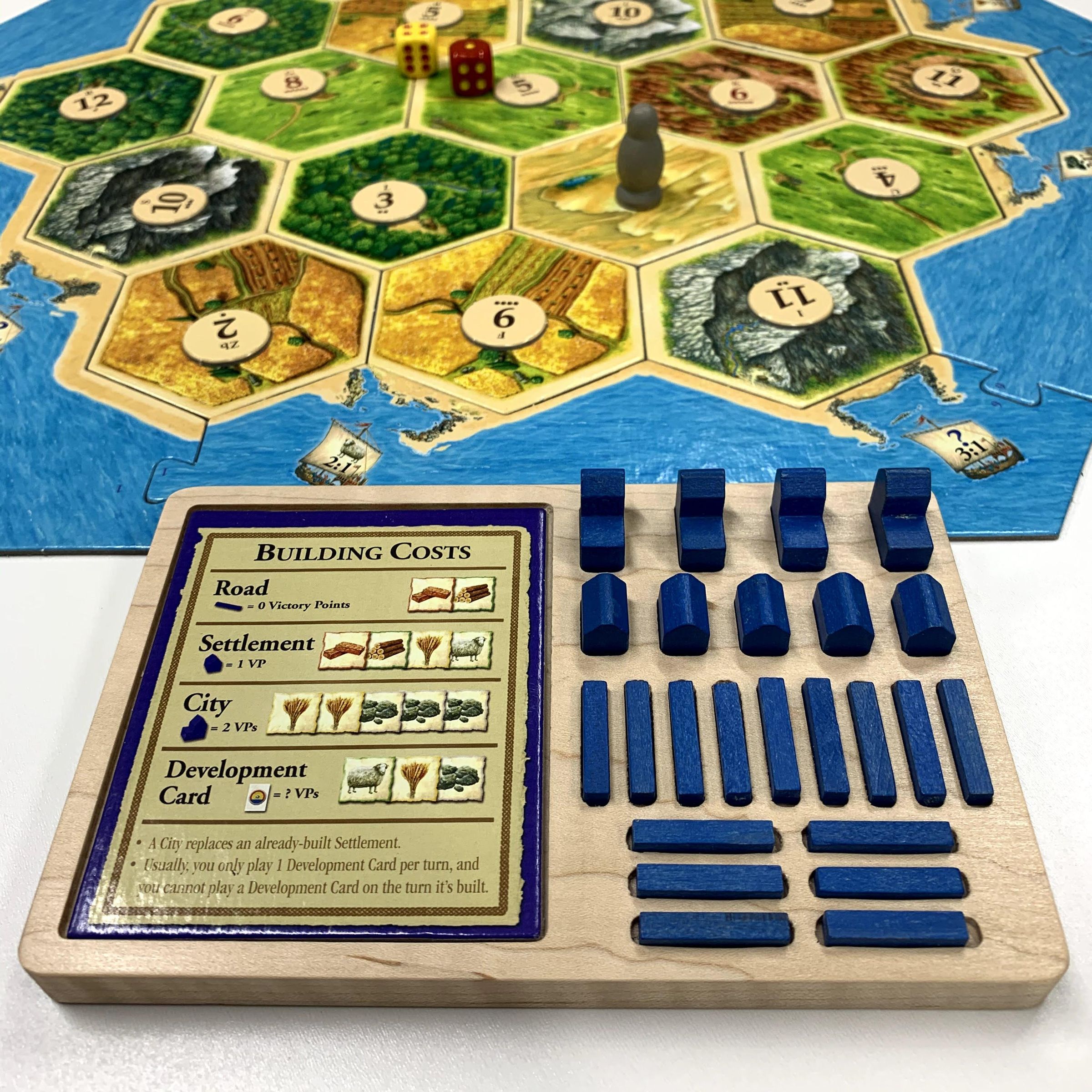Settlers of Catan Table Top Game Piece Tray : 8 Steps (with Pictures ...