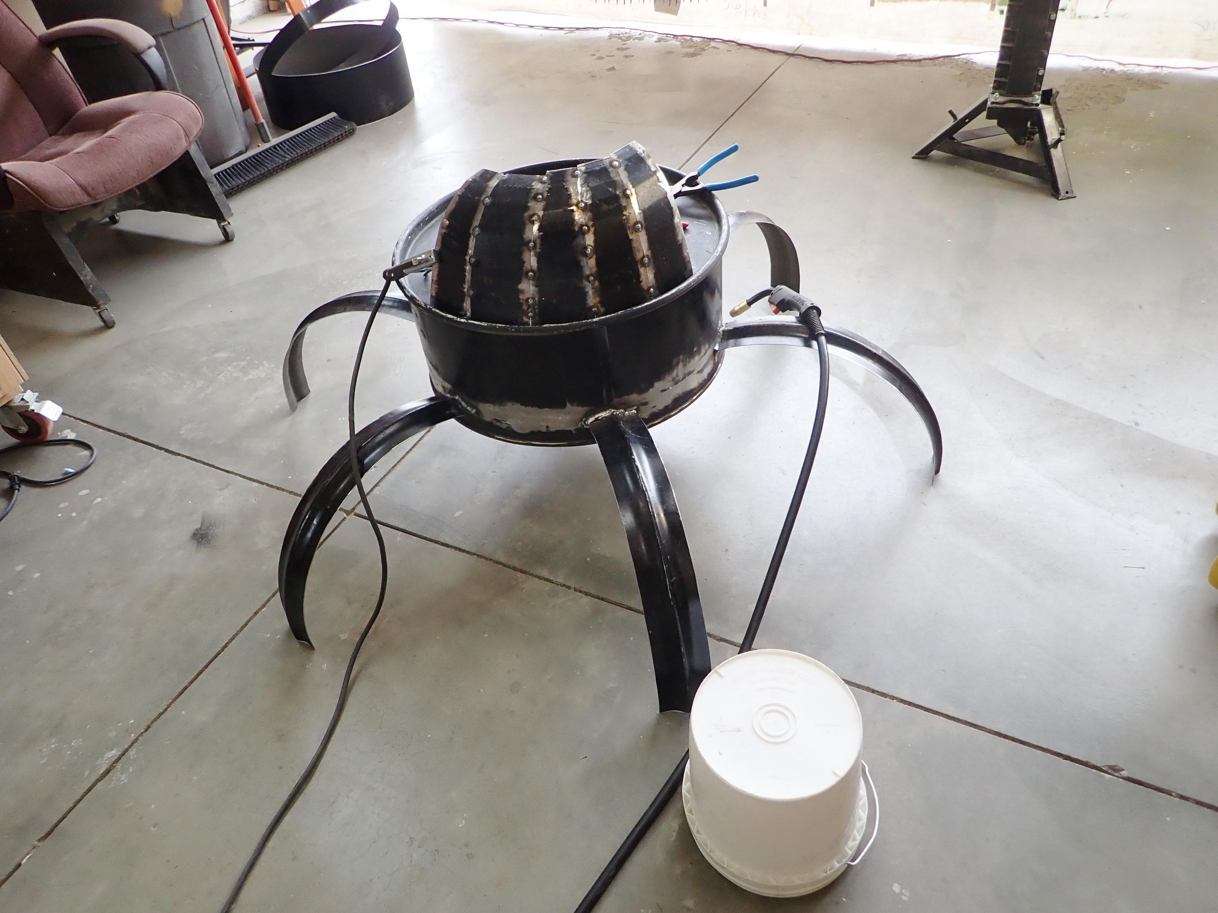 Backyard Guardian: Steel Drum Fire Pit : 19 Steps (with Pictures ...