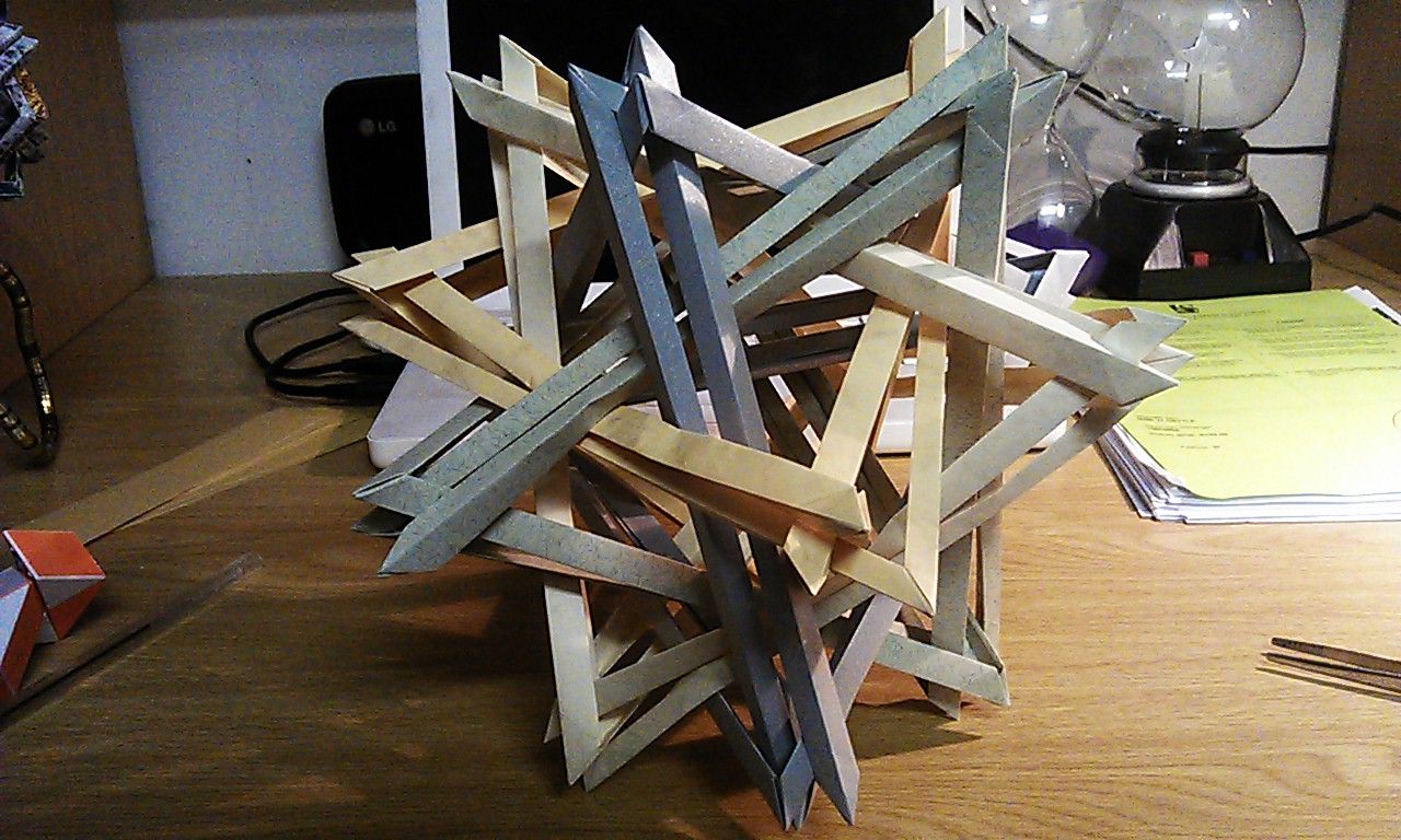 K2 - Complex Modular Origami Sculpture - No Glue : 20 Steps (with ...
