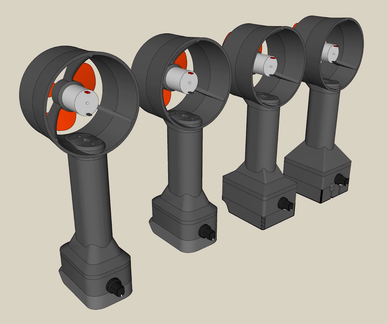 The Engineering Complexity of a Simple 3D Printed Air Blower : 14 Steps ...