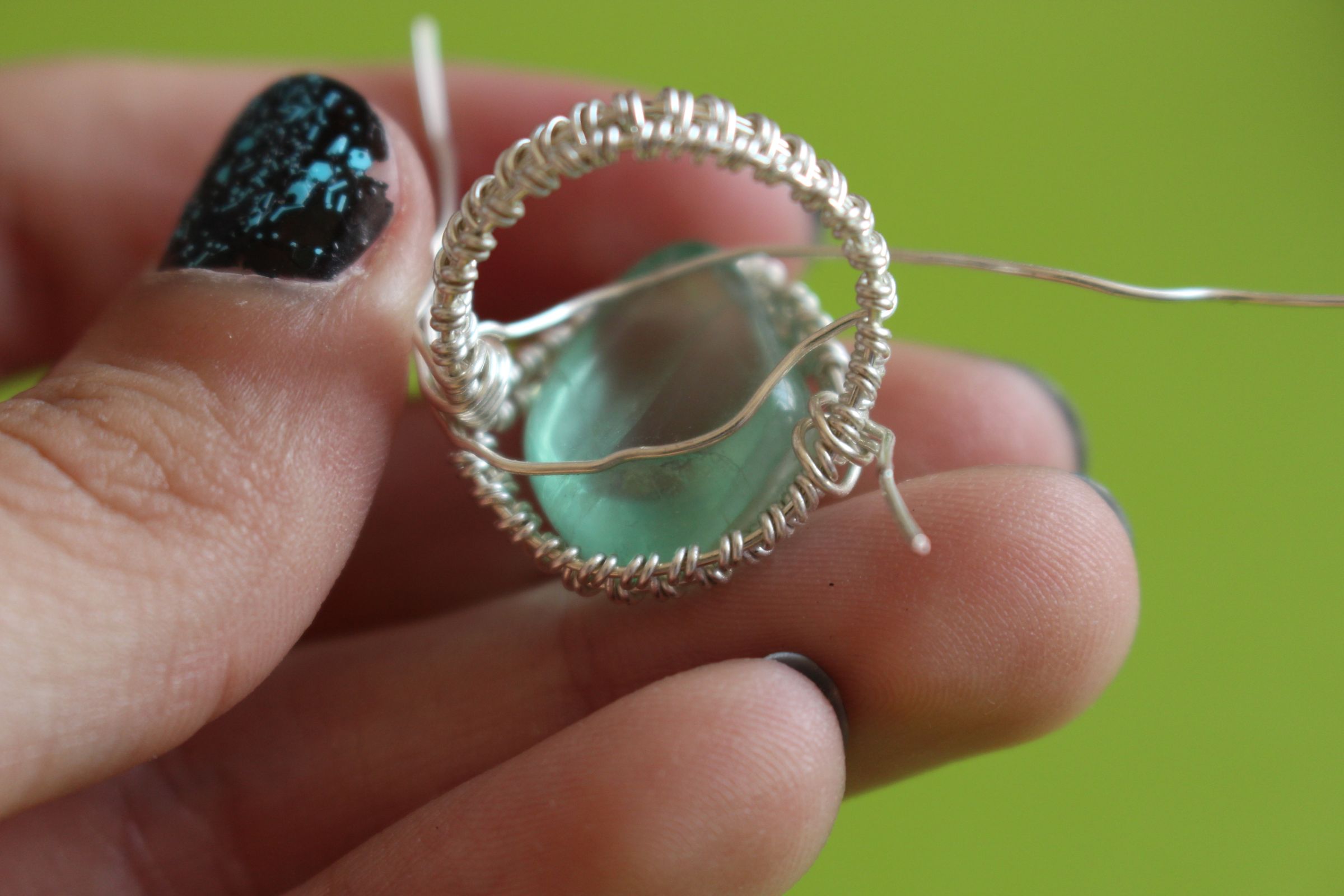 Wire Wrapped Stone Ring : 22 Steps (with Pictures) - Instructables