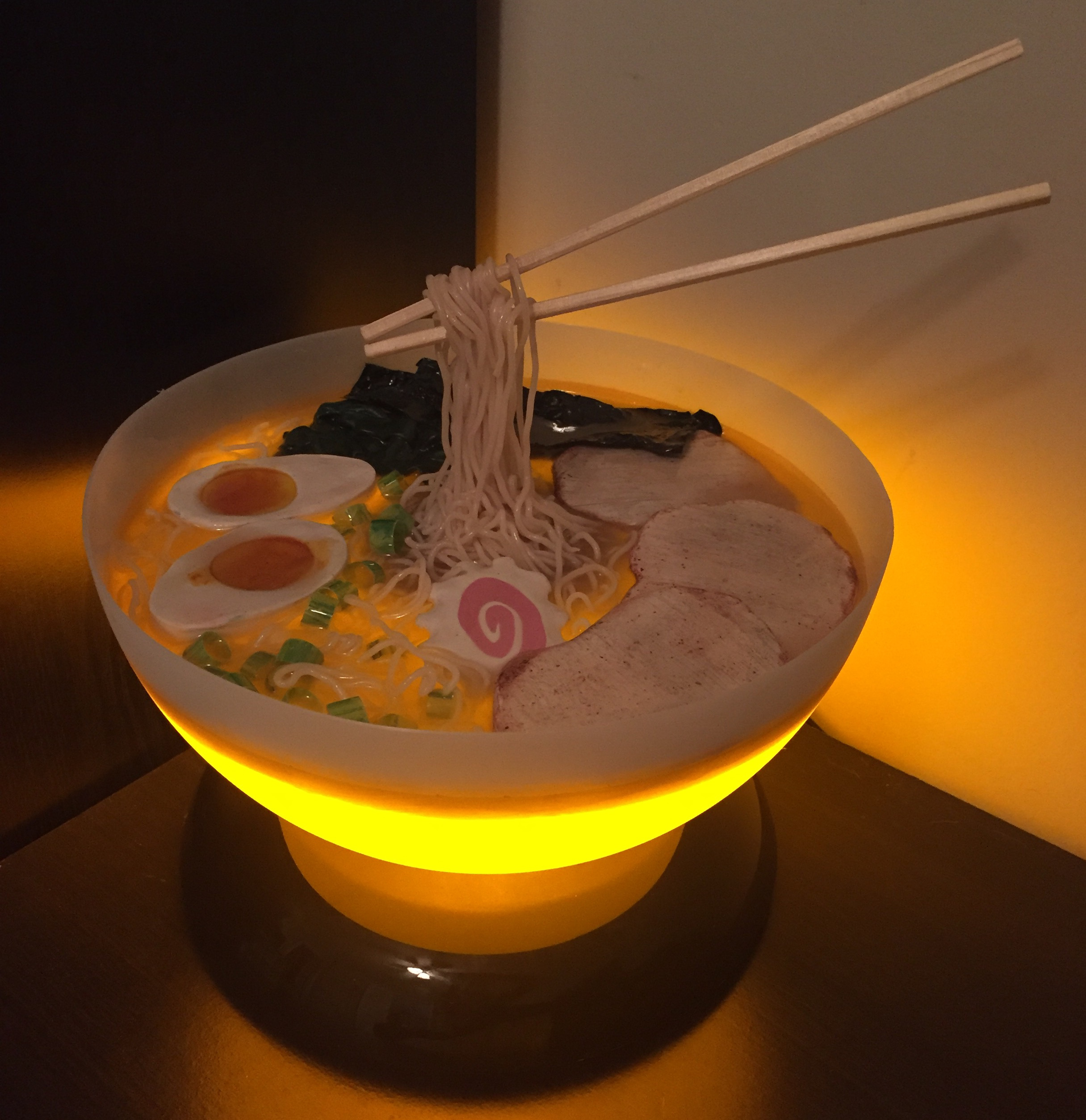Ramen Bowl Lamp With Yellow LEDs : 17 Steps (with Pictures) - Instructables