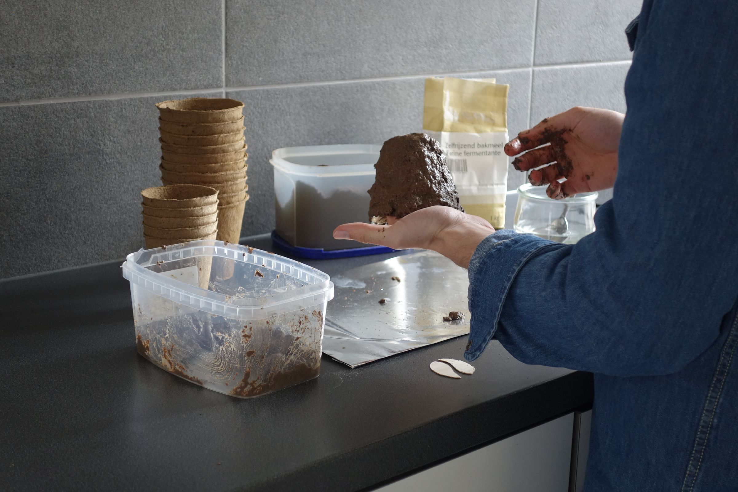 Biodegradable Flower Pots Out of Coffee Grounds! : 6 Steps (with ...