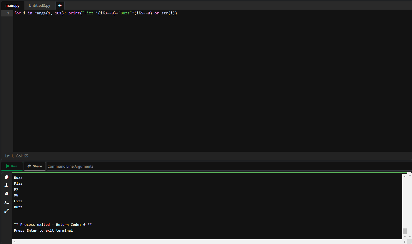 How To Write And Understand The Fizzbuzz Coding Challenge In Python 10 Steps Instructables