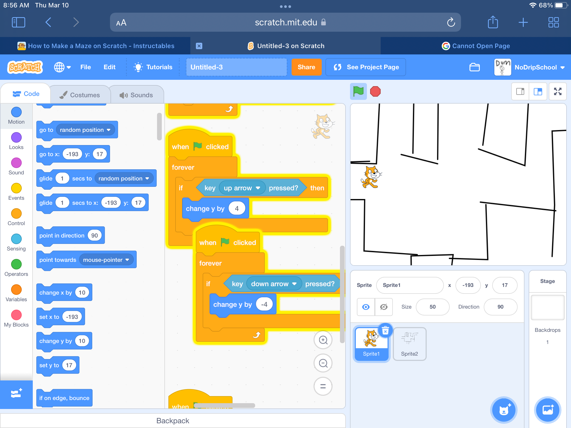 How to Make a Maze on Scratch : 7 Steps - Instructables