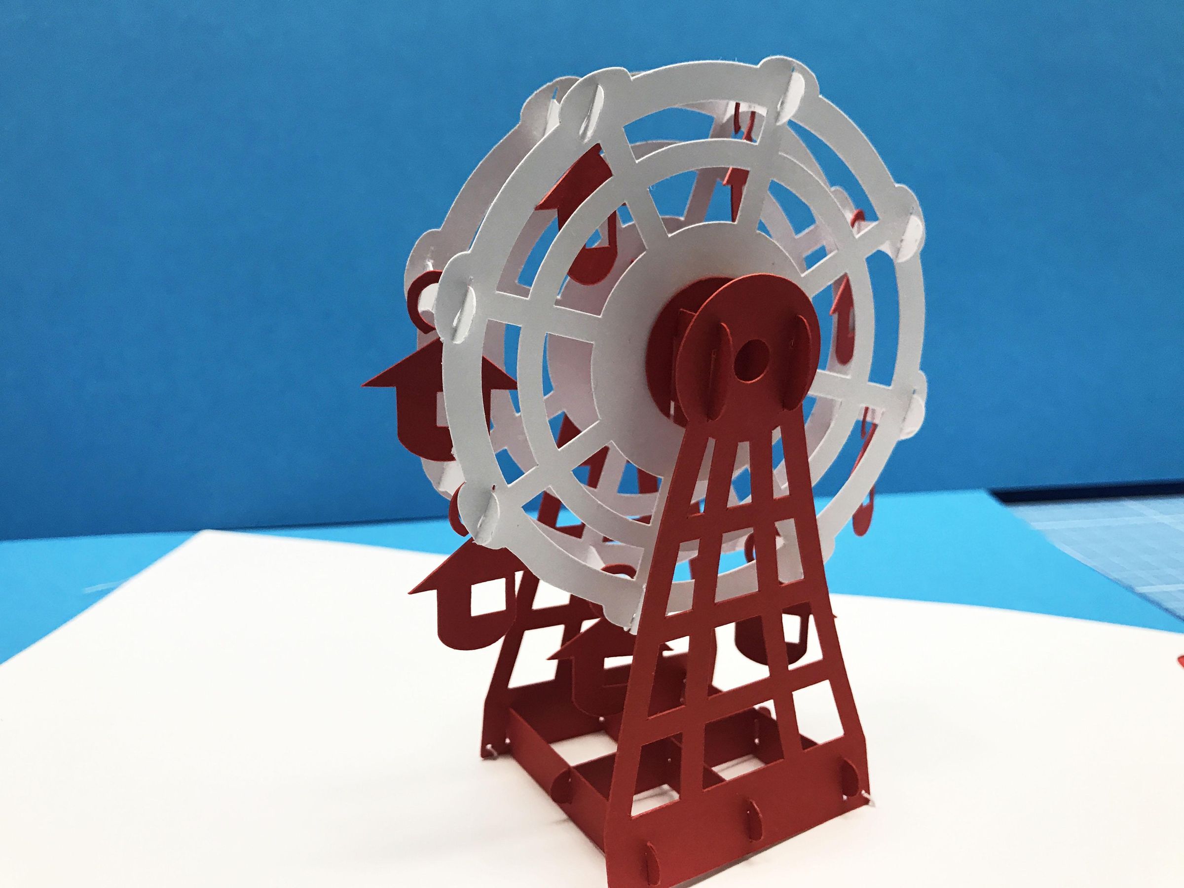 Rotatable Ferris Wheel Pop-Up Card : 9 Steps (with Pictures ...