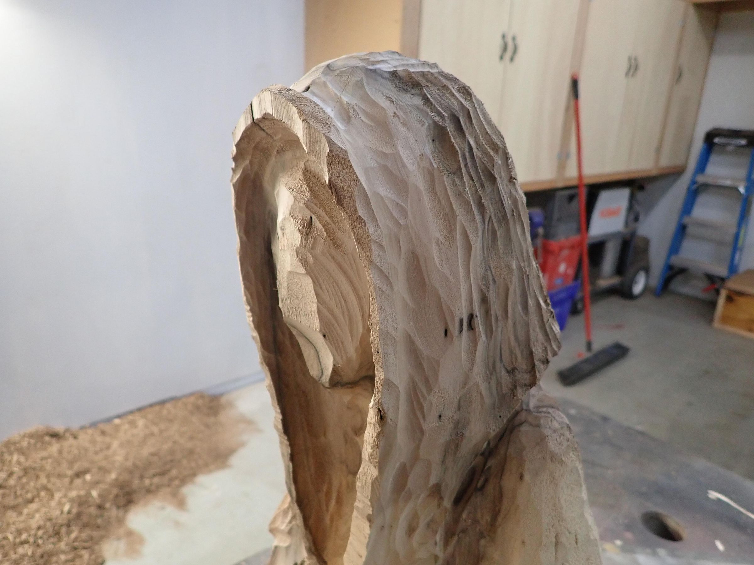 Grim Reaper Carved From a Walnut Log : 17 Steps (with Pictures ...