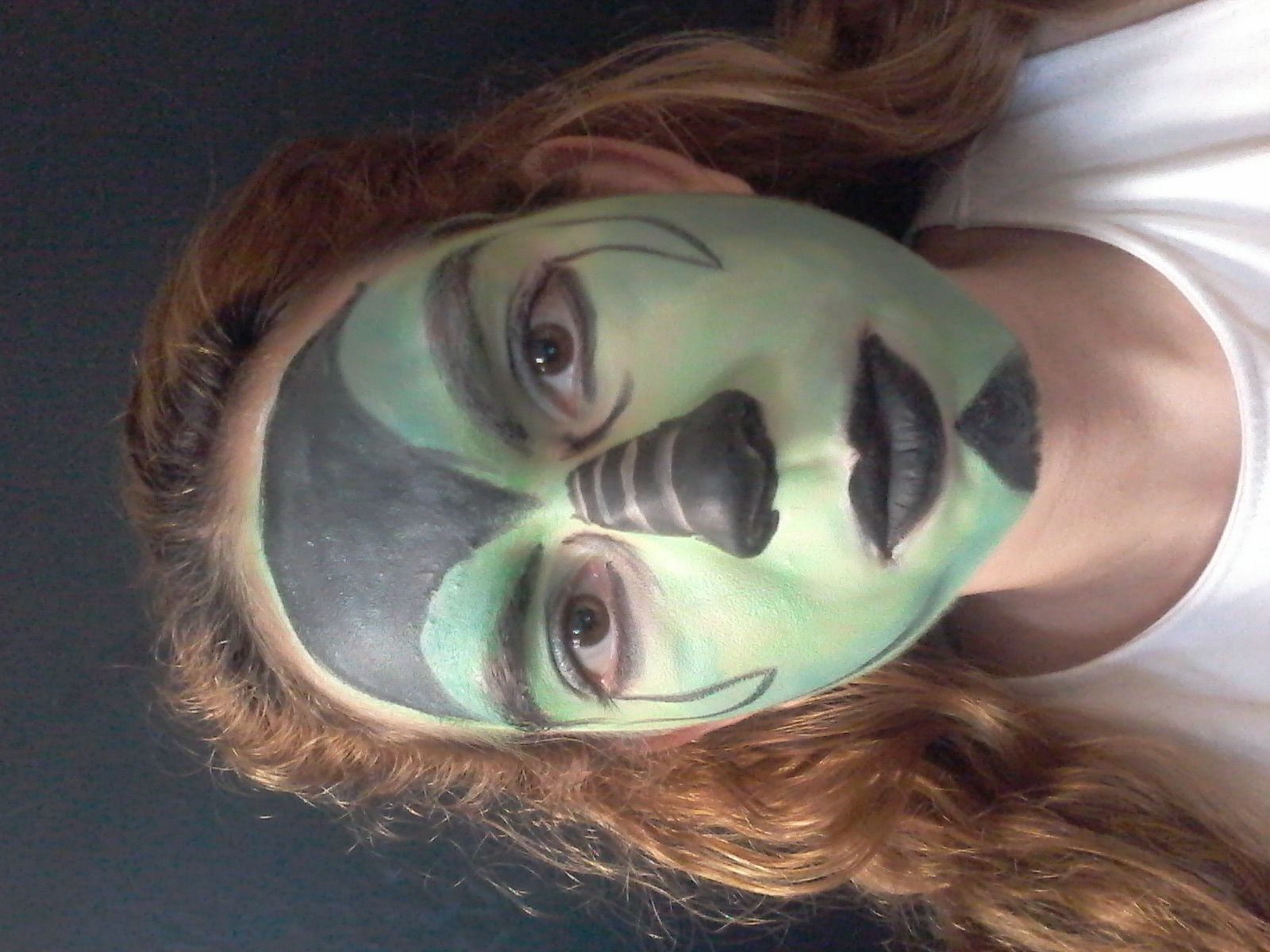 Green Space Alien Face Paint : 5 Steps - Instructables
