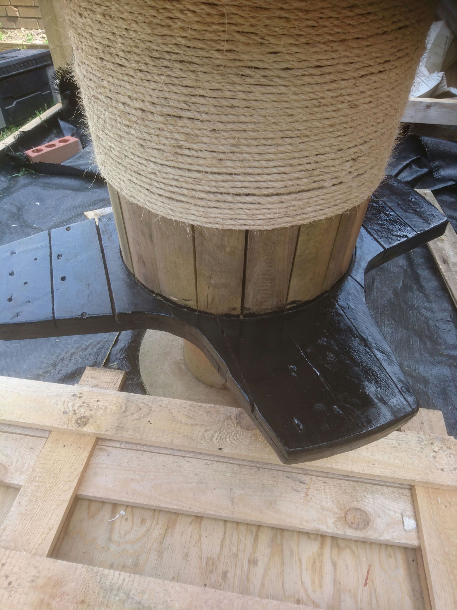 Cable Reel/Drum Table With Custom Design : 9 Steps (with Pictures ...