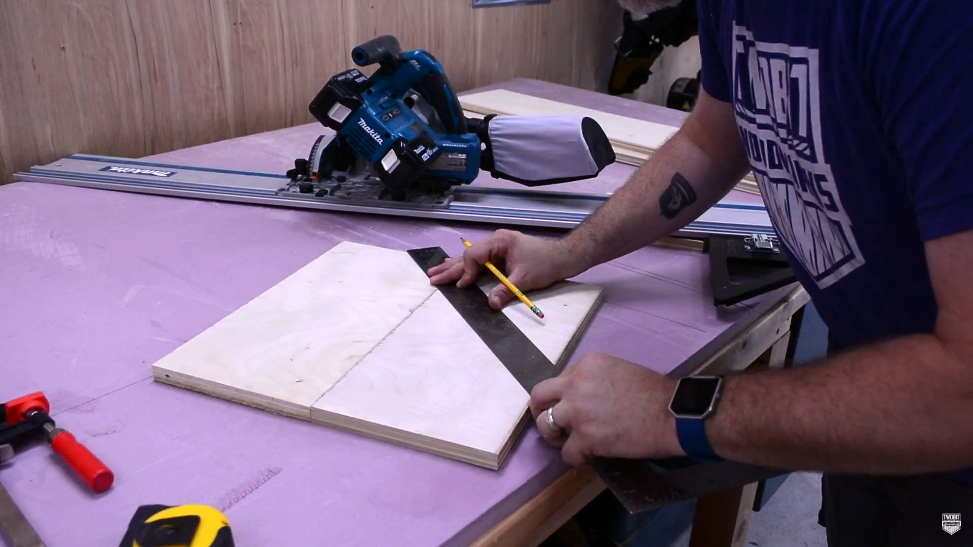 French Cleat Wall With Clamp Racks | How to Build - Woodworking : 28 ...