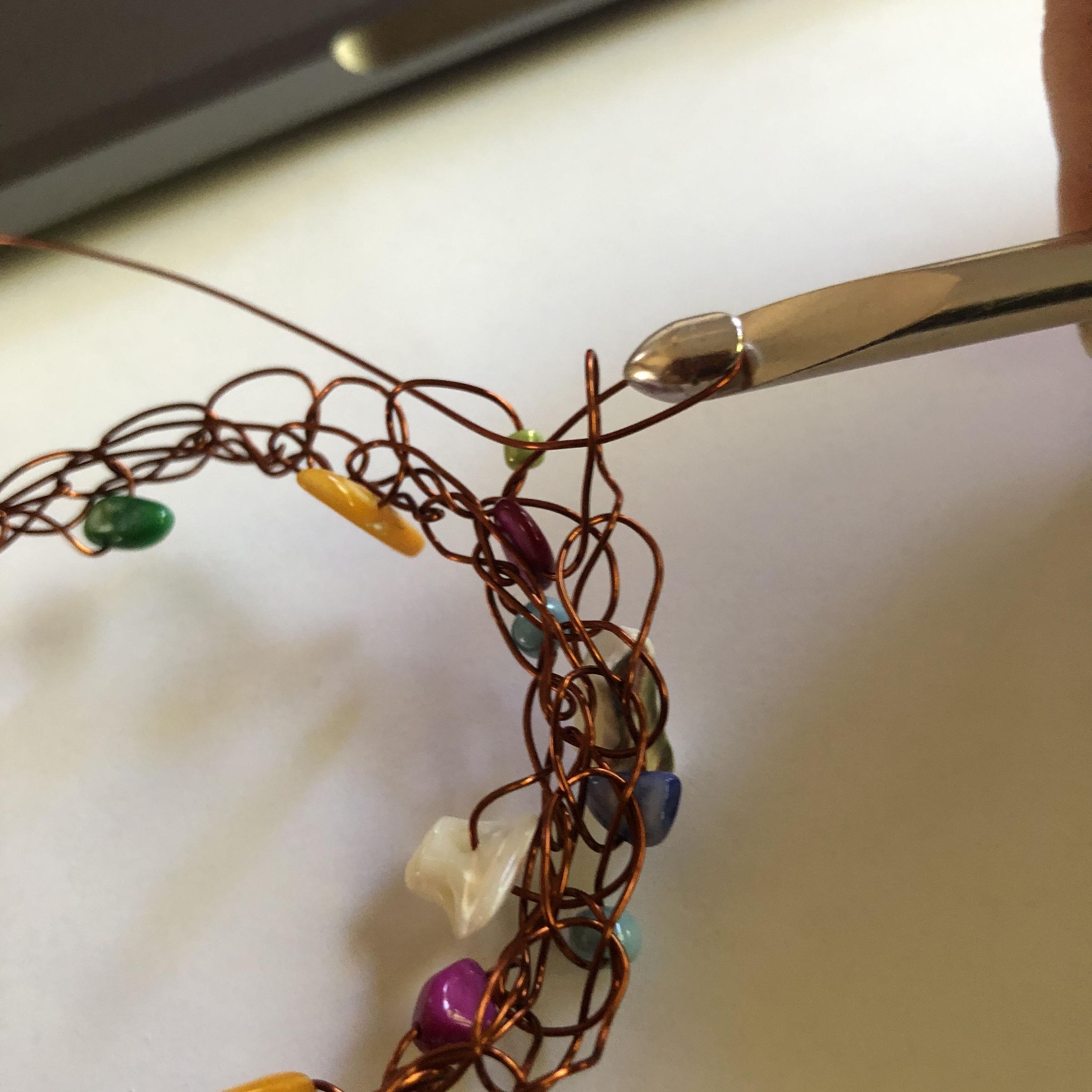 Crocheted Wire Seashell Bracelet : 14 Steps (with Pictures) - Instructables