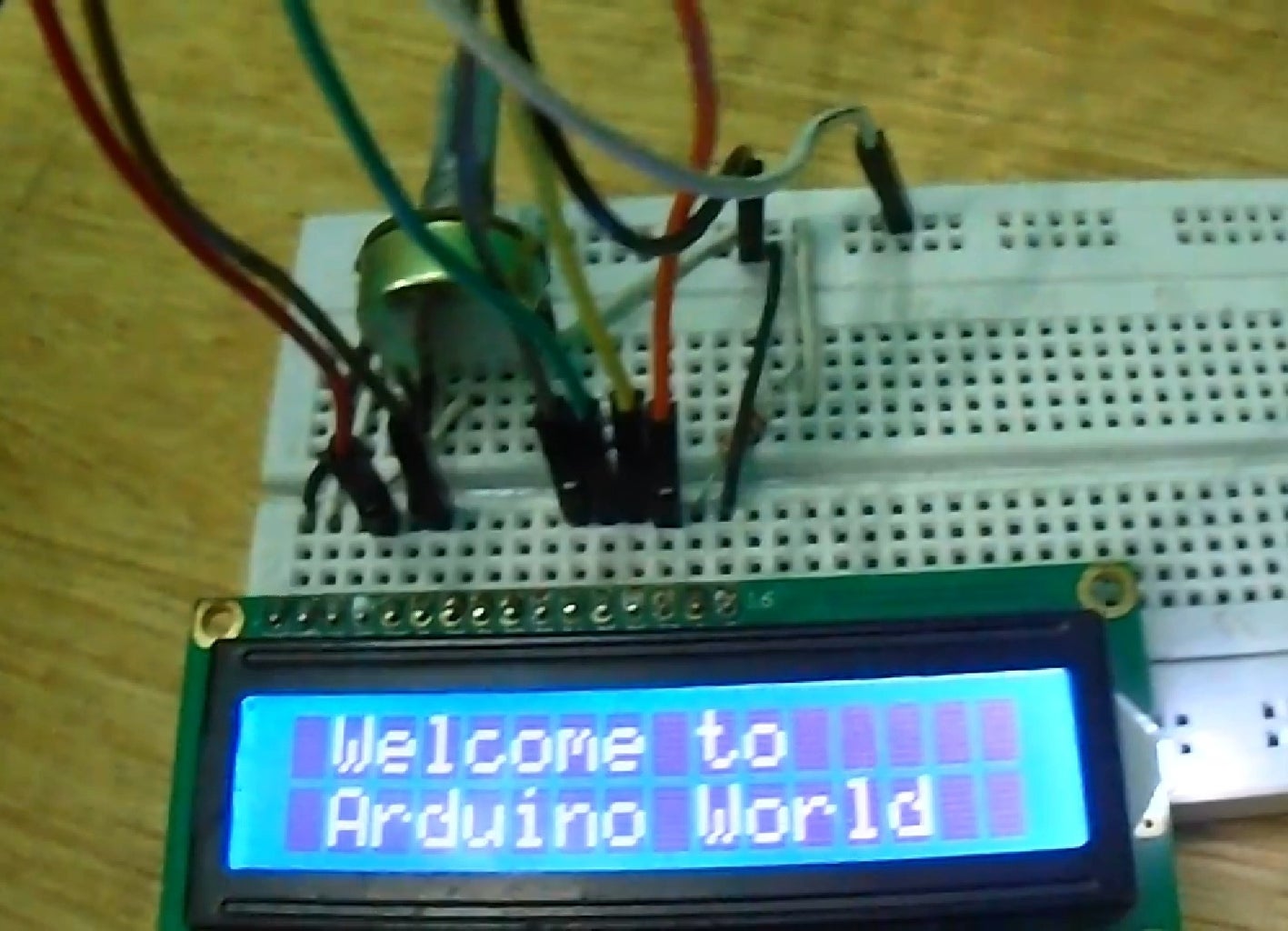 Arduino Lcd 16x2 Tutorial Interfacing 1602 Lcd Display With Arduino