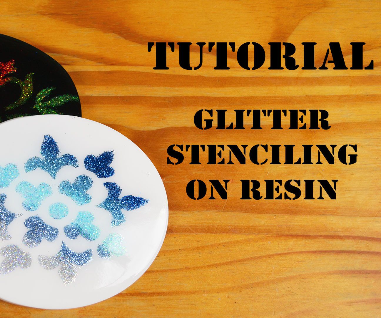 Glitter Stenciling on Resin - Instructables