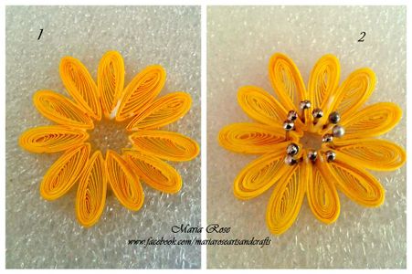 2D-3D Quilled Flowers Tutorial : 6 Steps (with Pictures) - Instructables