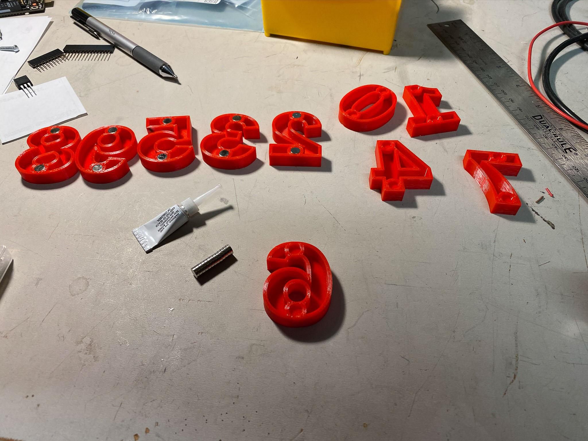 Refrigerator Magnet Clock : 9 Steps (with Pictures) - Instructables