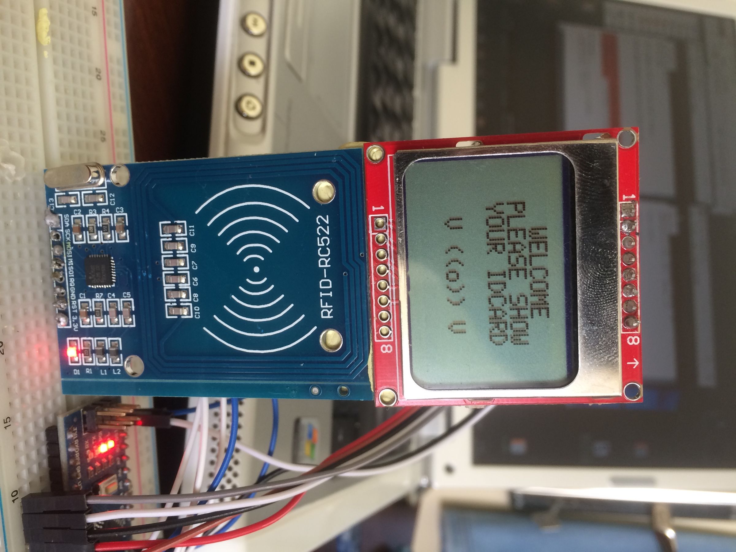 Arduino RFID and 5110 Screen/ID Card Reader(Rc522) : 3 Steps (with ...