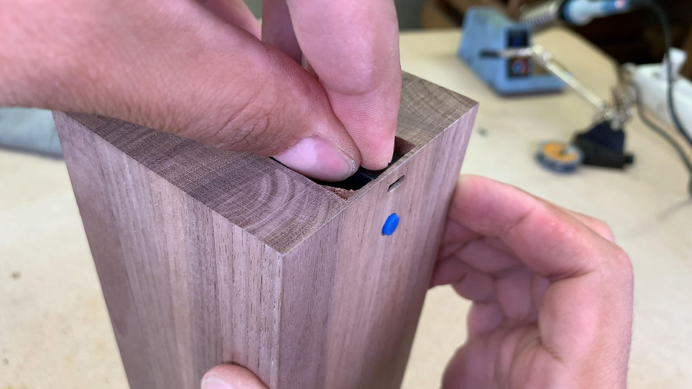 Epoxy Resin and Walnut LED Night Lamp : 18 Steps (with Pictures ...