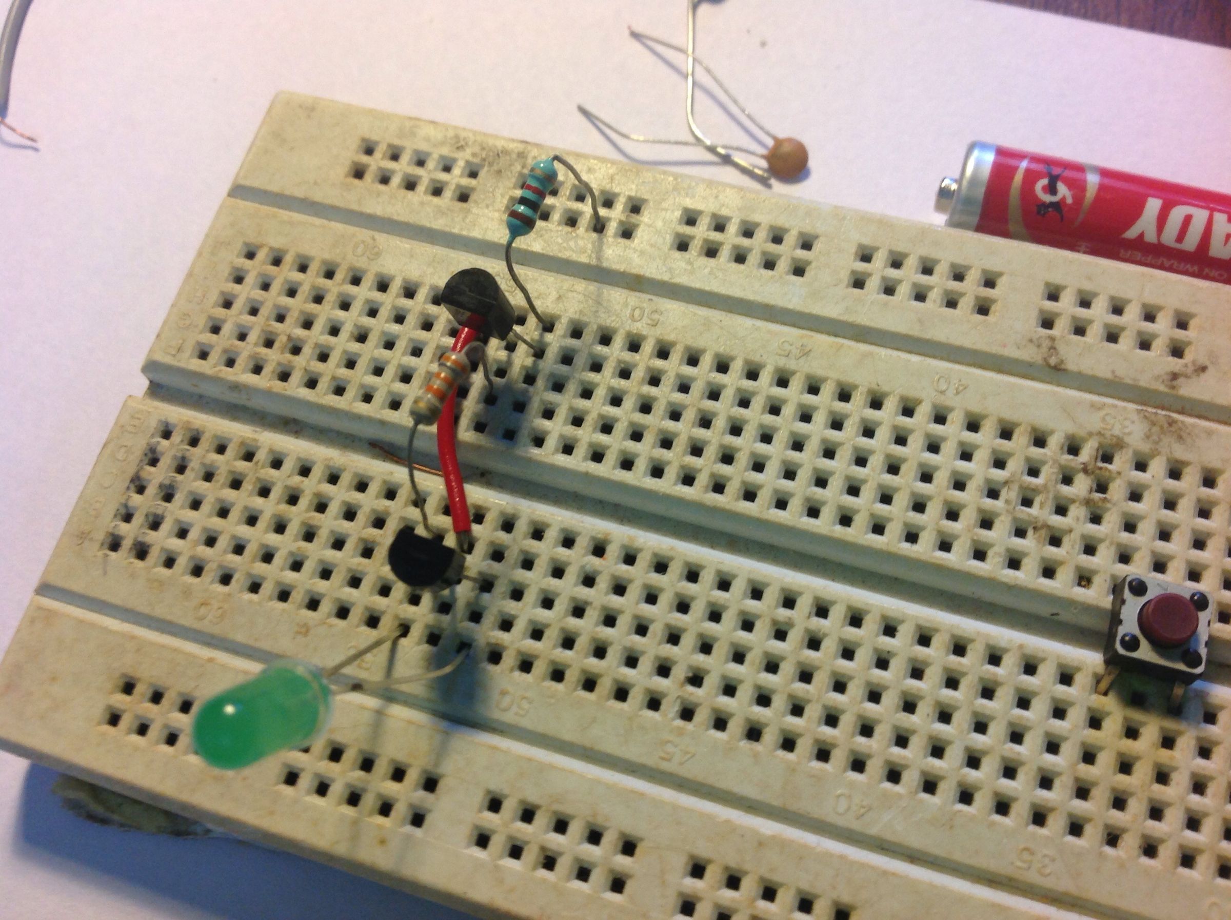Super Simple Inductor Joule Thief! : 5 Steps (with Pictures ...