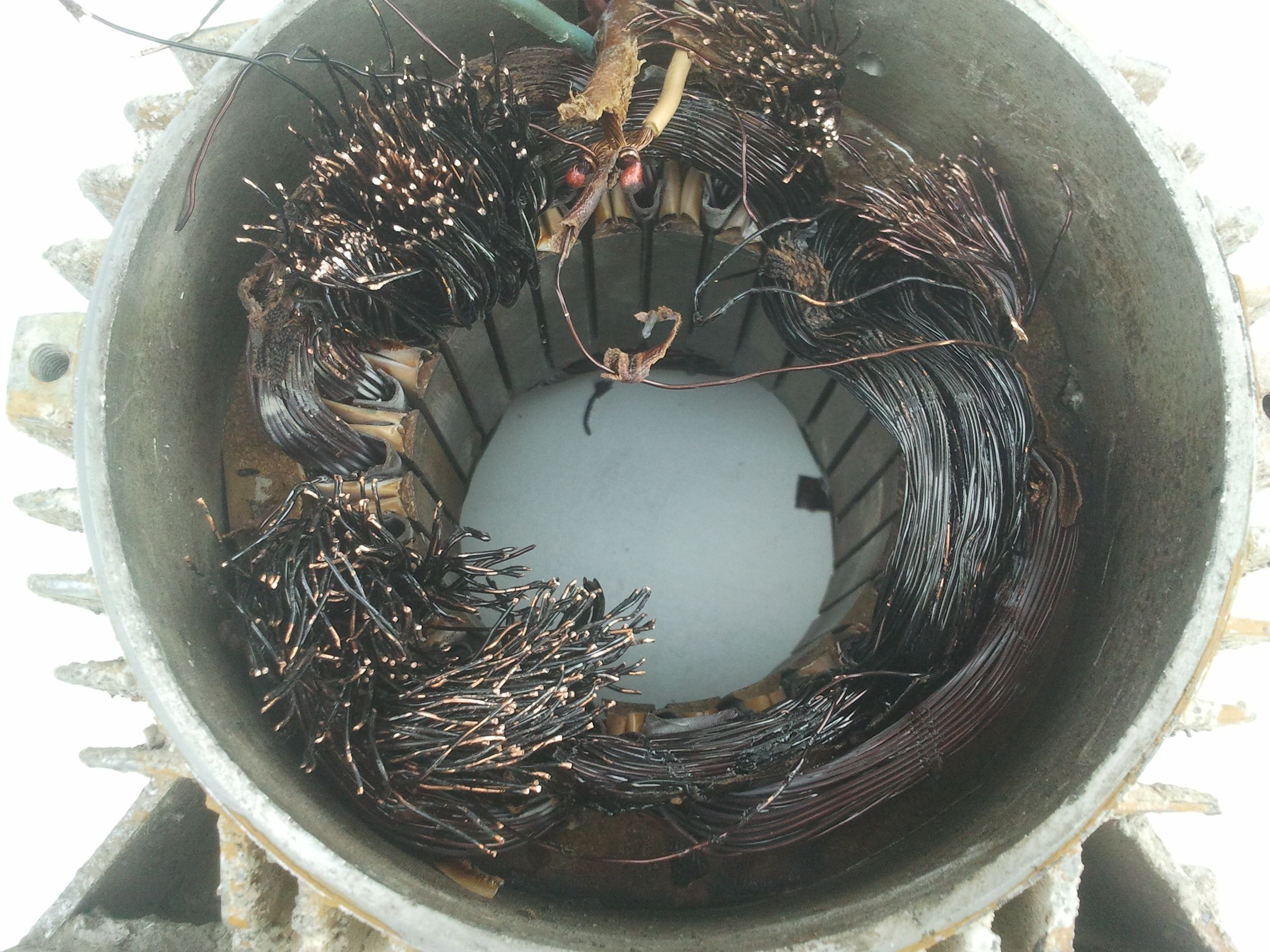 Rewinding and Renovation of the Electric Motor : 45 Steps (with ...