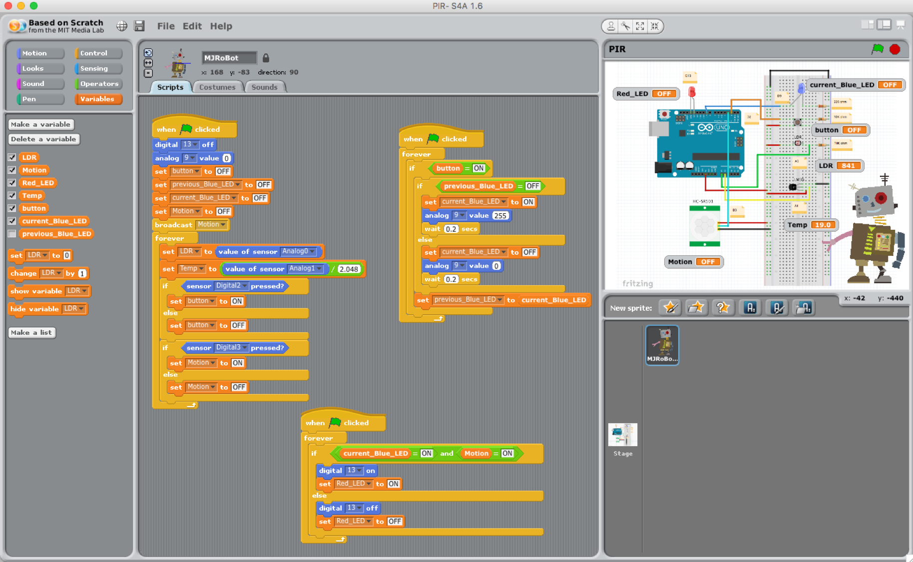 Physical Computing - Scratch for Arduino : 12 Steps (with Pictures ...