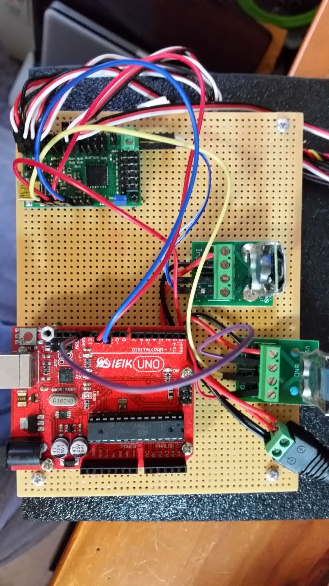 Homemade Robotic Arm Using Standard Parts Using Arduino and a ...
