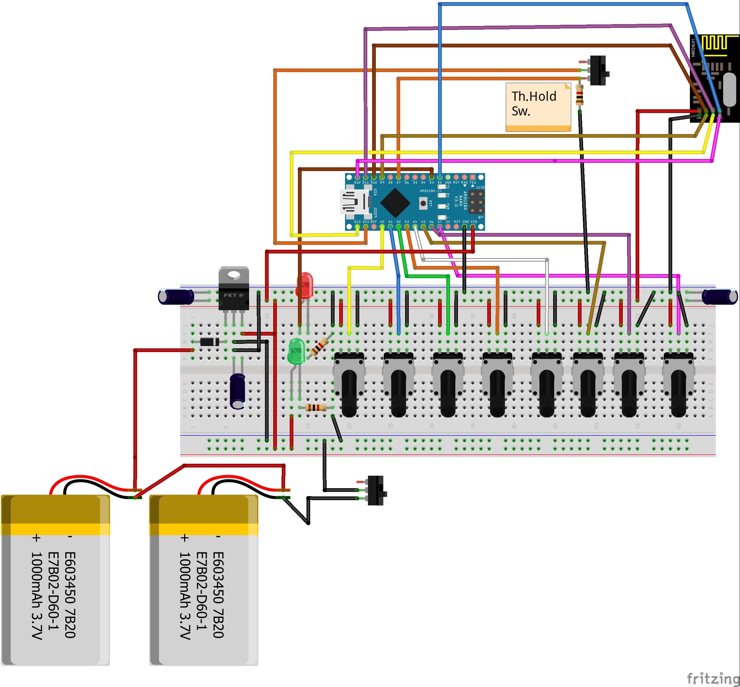How to Build 8 Channel Transmitter Nrf24l01 Arduino : 3 Steps (with ...