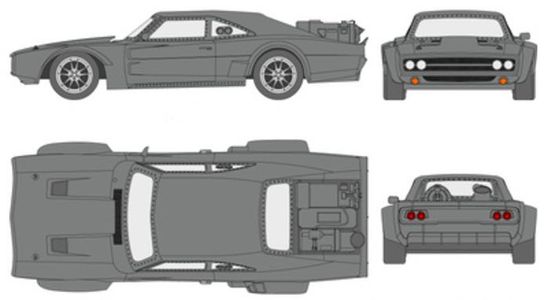 How to Make a Cardboard Replica "Dom's Ice Charger" : 11 Steps (with ...