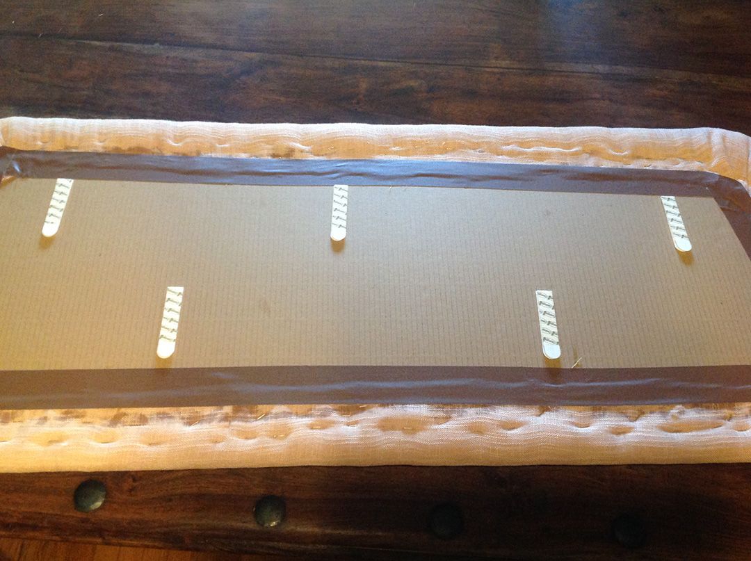 Simple Headboard Using Cardboard Base : 5 Steps (with Pictures ...