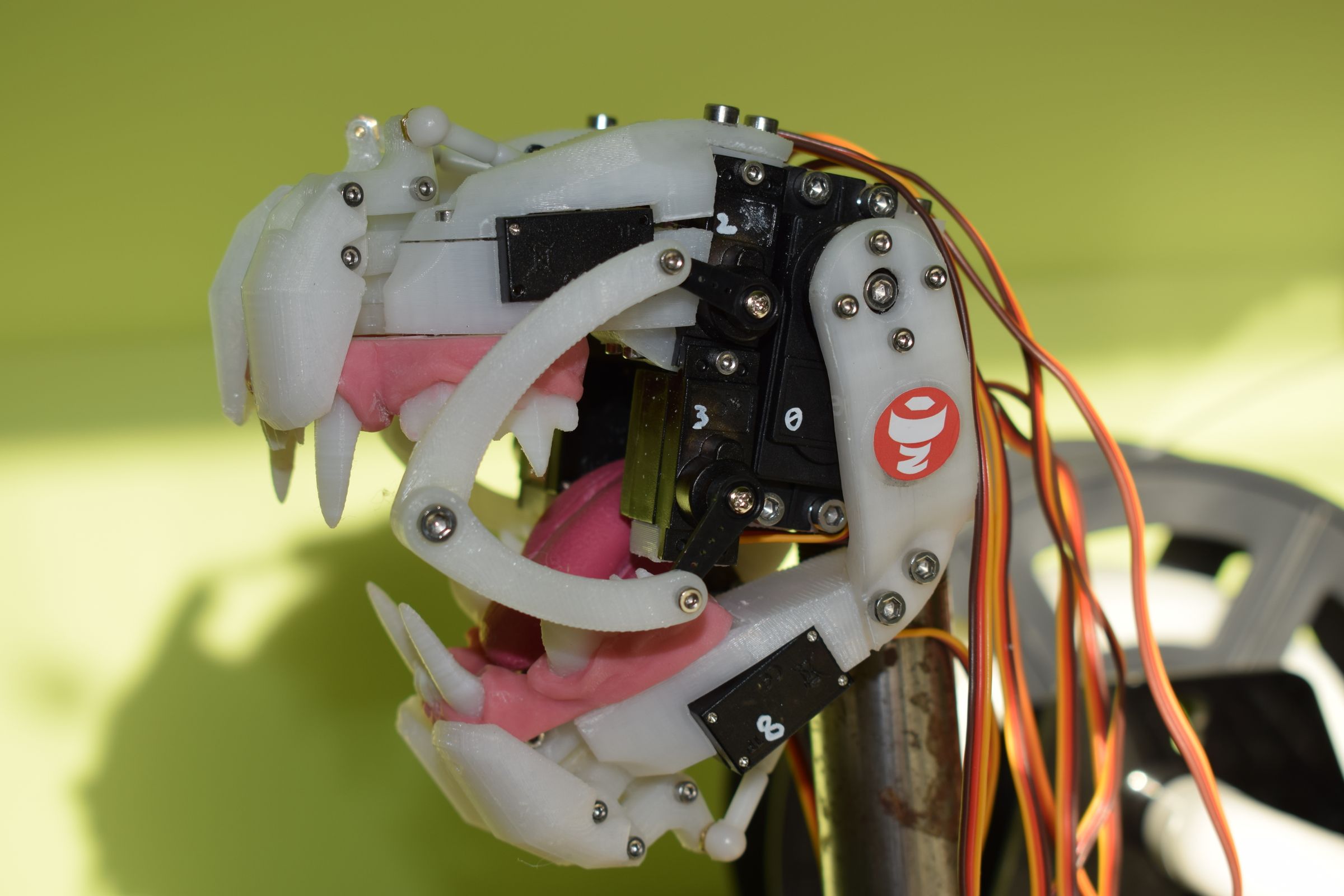 Simple Animatronic Mouth Using 3D Printing, Arduino and Python : 4 ...