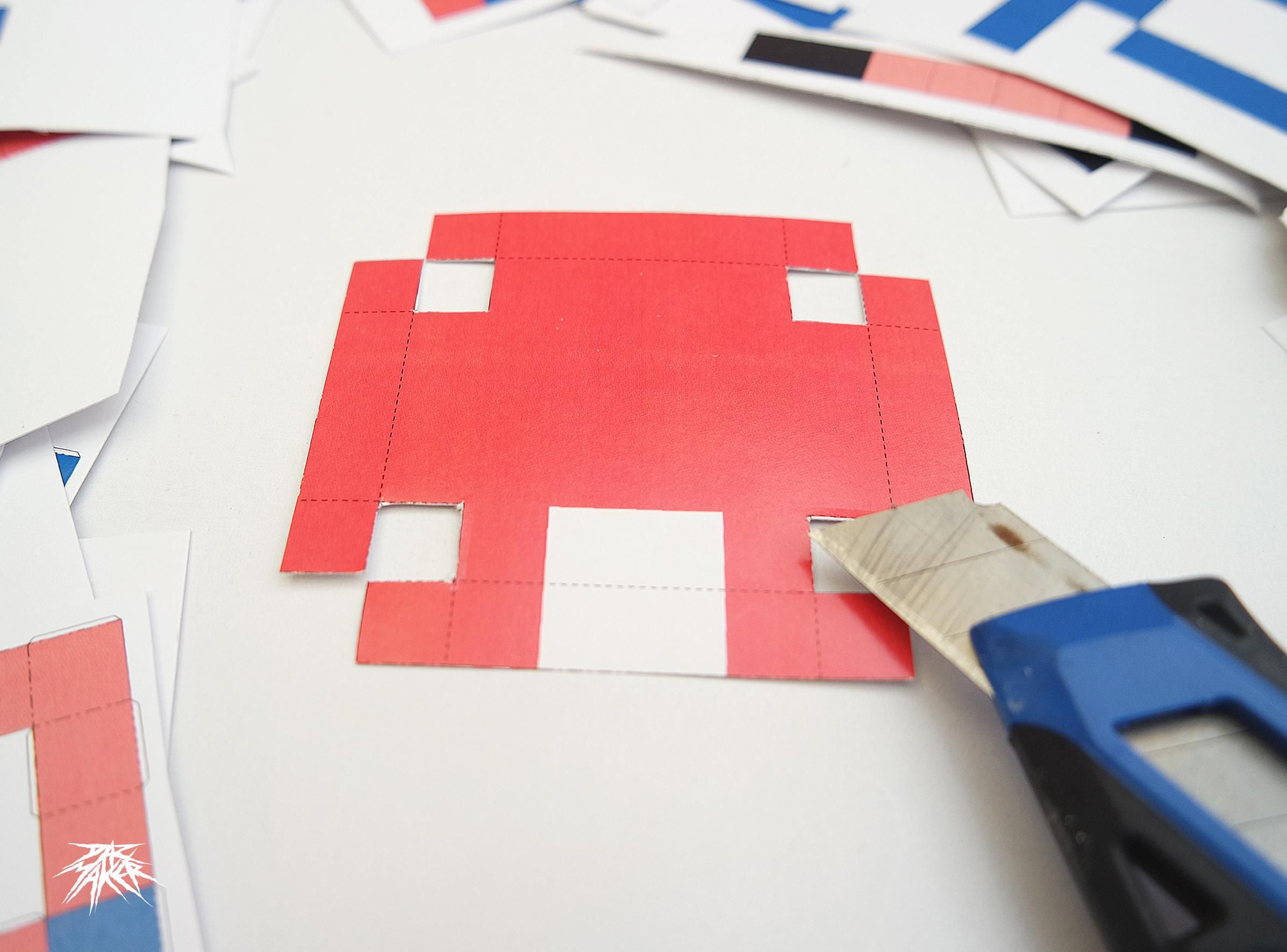 Mario 8 Bit 3d Pixel Paper Art : 15 Steps (with Pictures) - Instructables