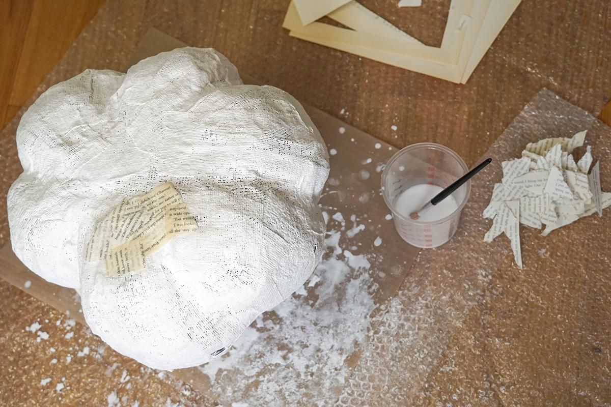 DIY Mod-Roc PUMPKIN ! | How to Make a Large Halloween Prop : 8 Steps ...