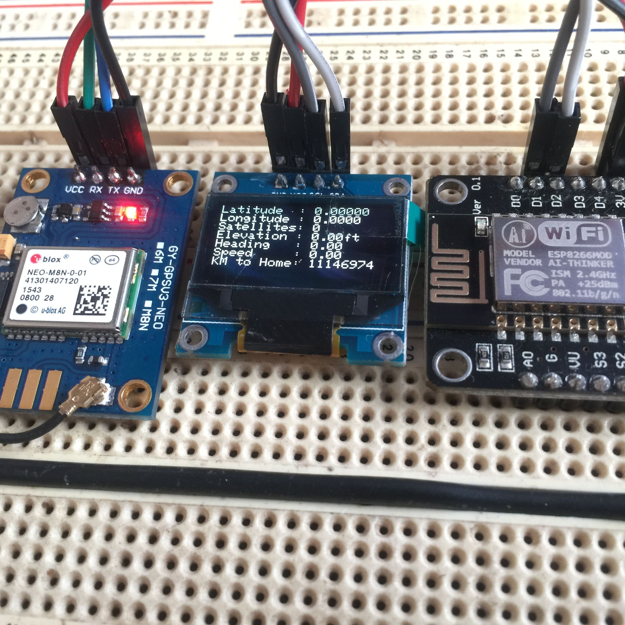 Nodemcu Esp8266 12e With Gps Oled Display 3 Steps From Blink To Blynk,
